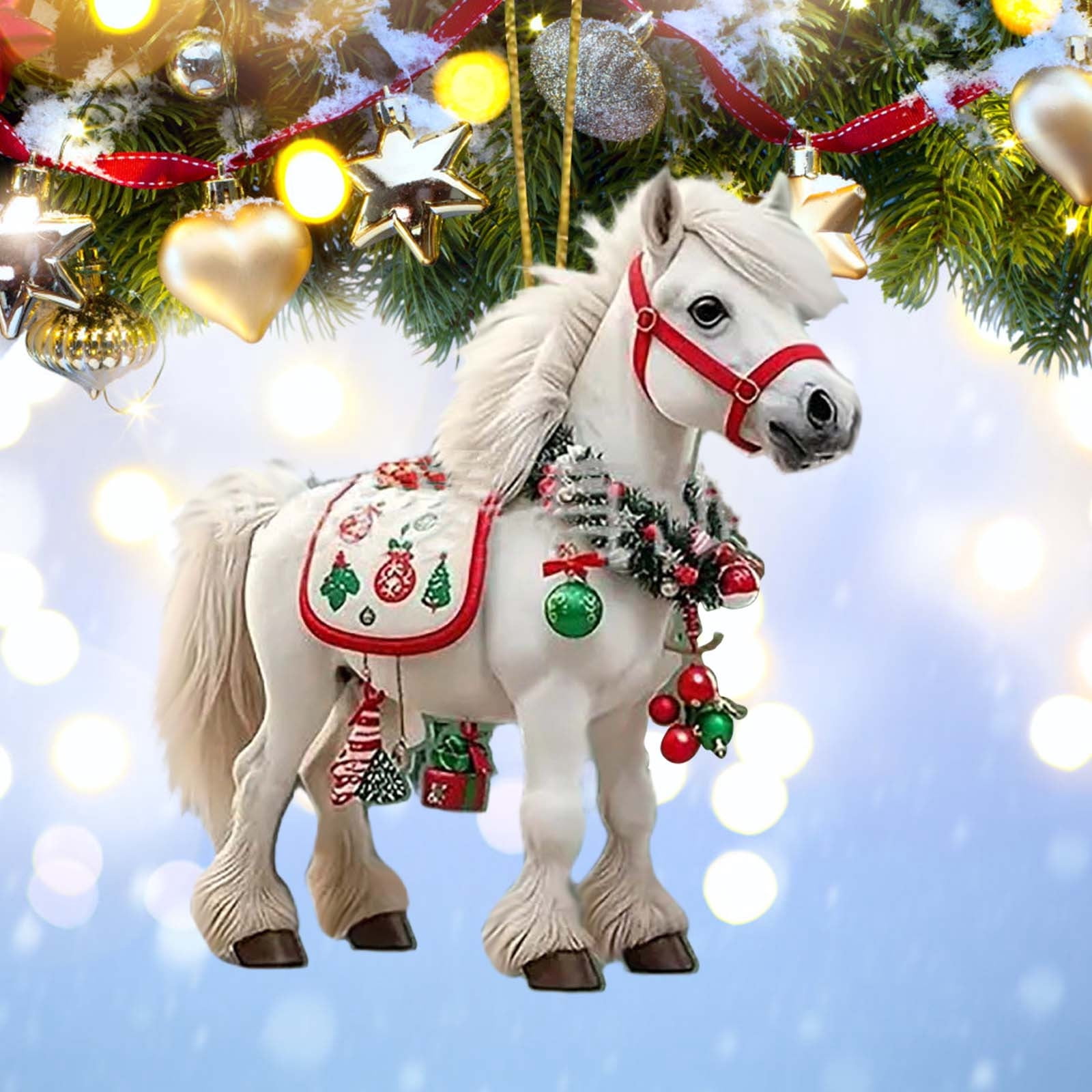 FYHALE Christmas Horses Pendant 2025 Holiday Collection – Christmas ...