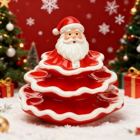 Ceramic Christmas Tree Deviled Egg Holder