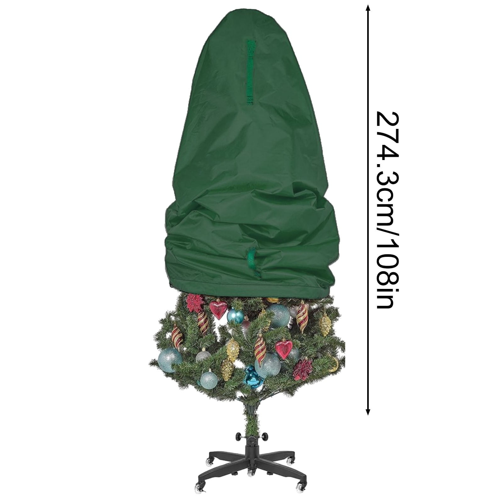 FYHALE Christmas Tree Storage Bag 9Ft Upright Christmas Tree Bag Extra ...