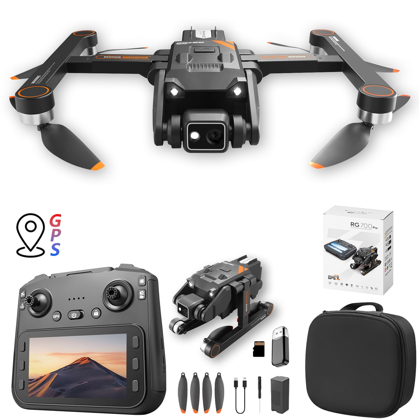 FYHALE Clearance GPS Drone with Camera for Adults 4K UHD GPS Drone with ...