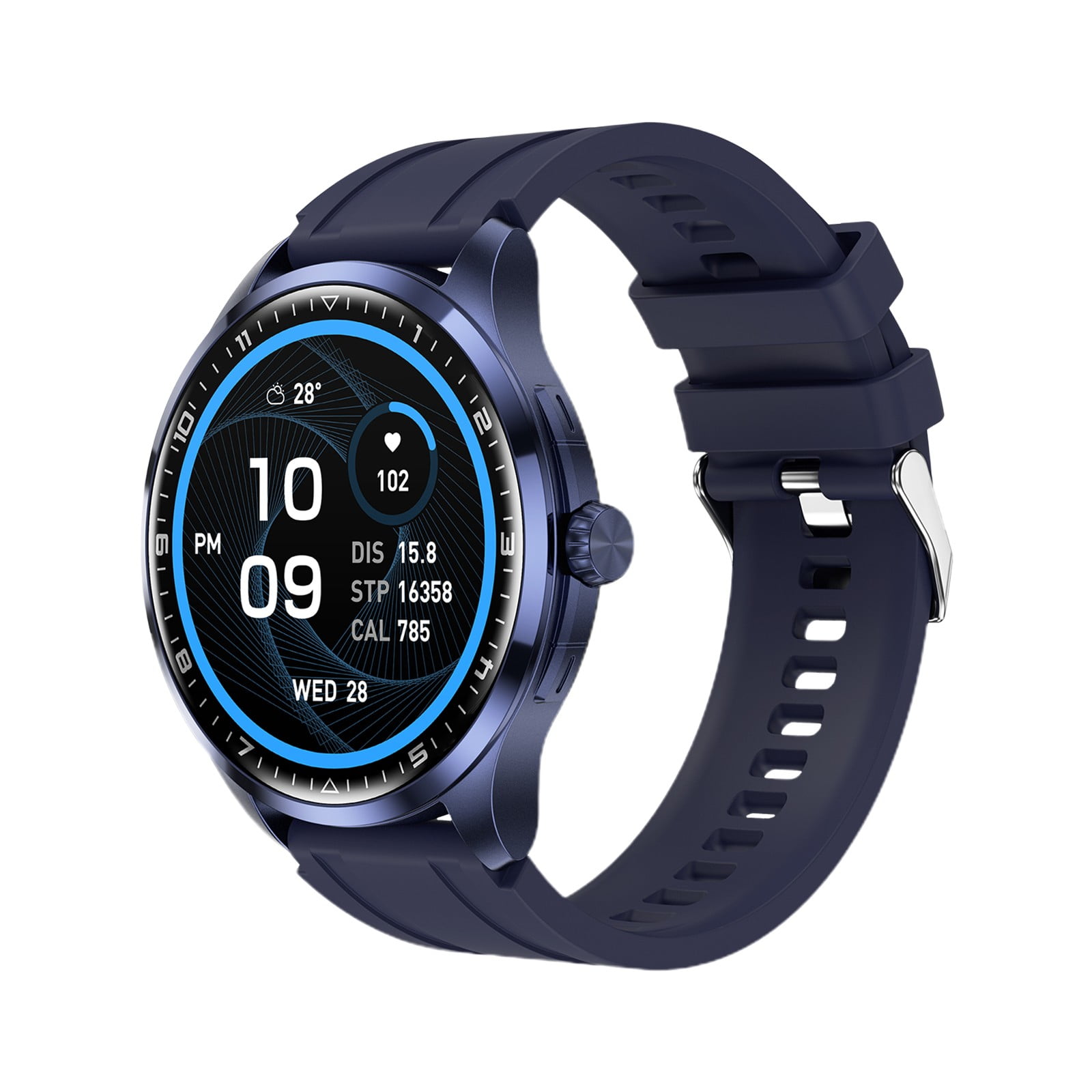 FYHALE Clearance! Smart Watch 1.46 Inch Circular Full Color Screen ...