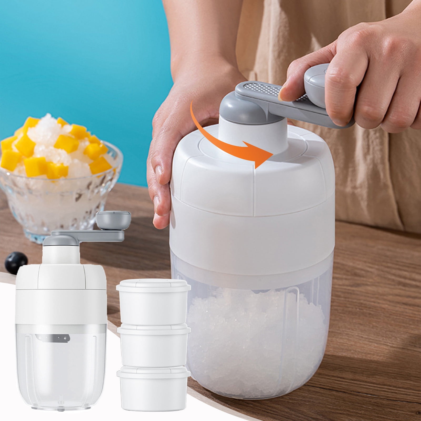 FYHALE Deluxe Shaved Ice & Sushy Maker with Serving Pitcher, Multi ...