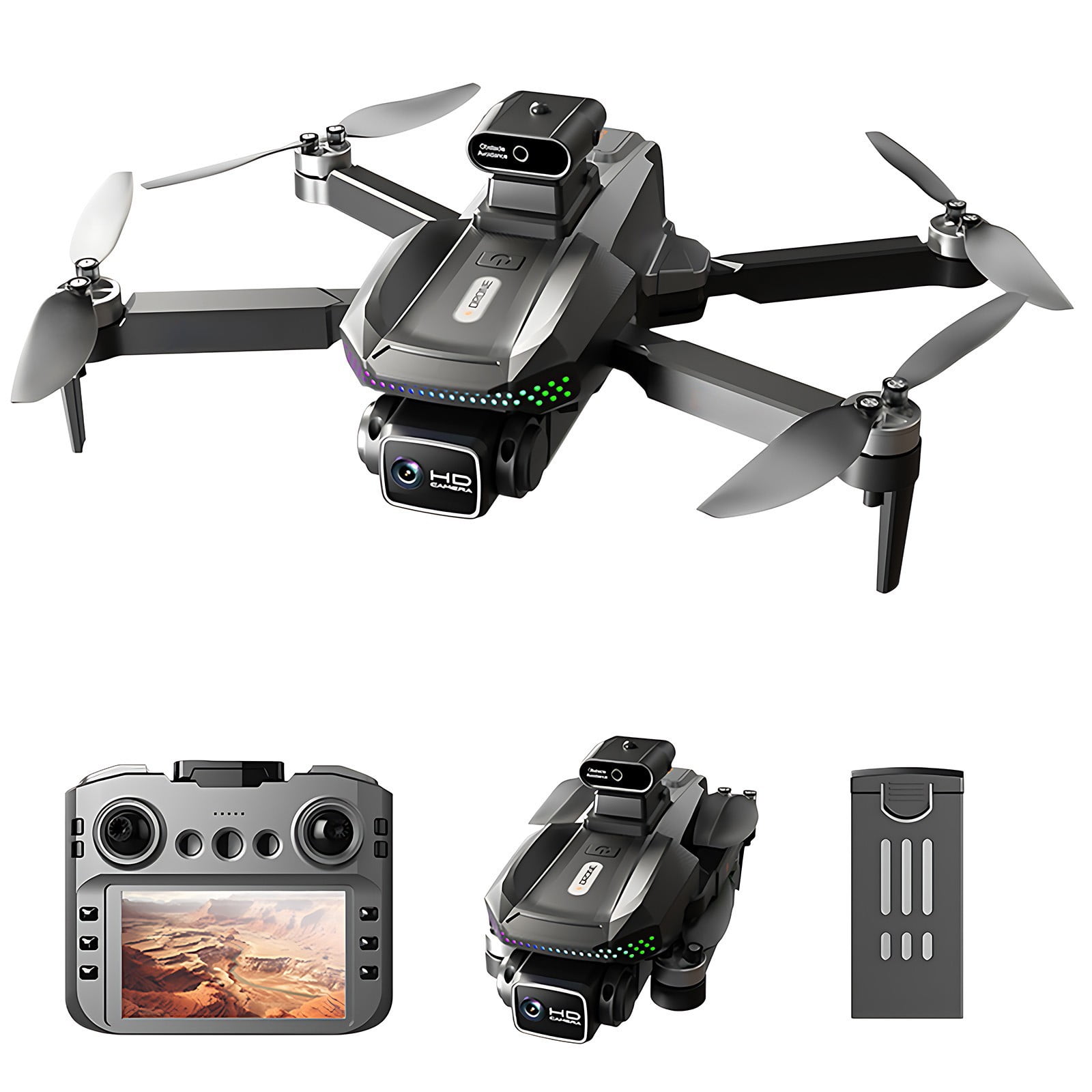 FYHALE Drone with Camera for Adults 4K GPS Drone with Screen Remote ...