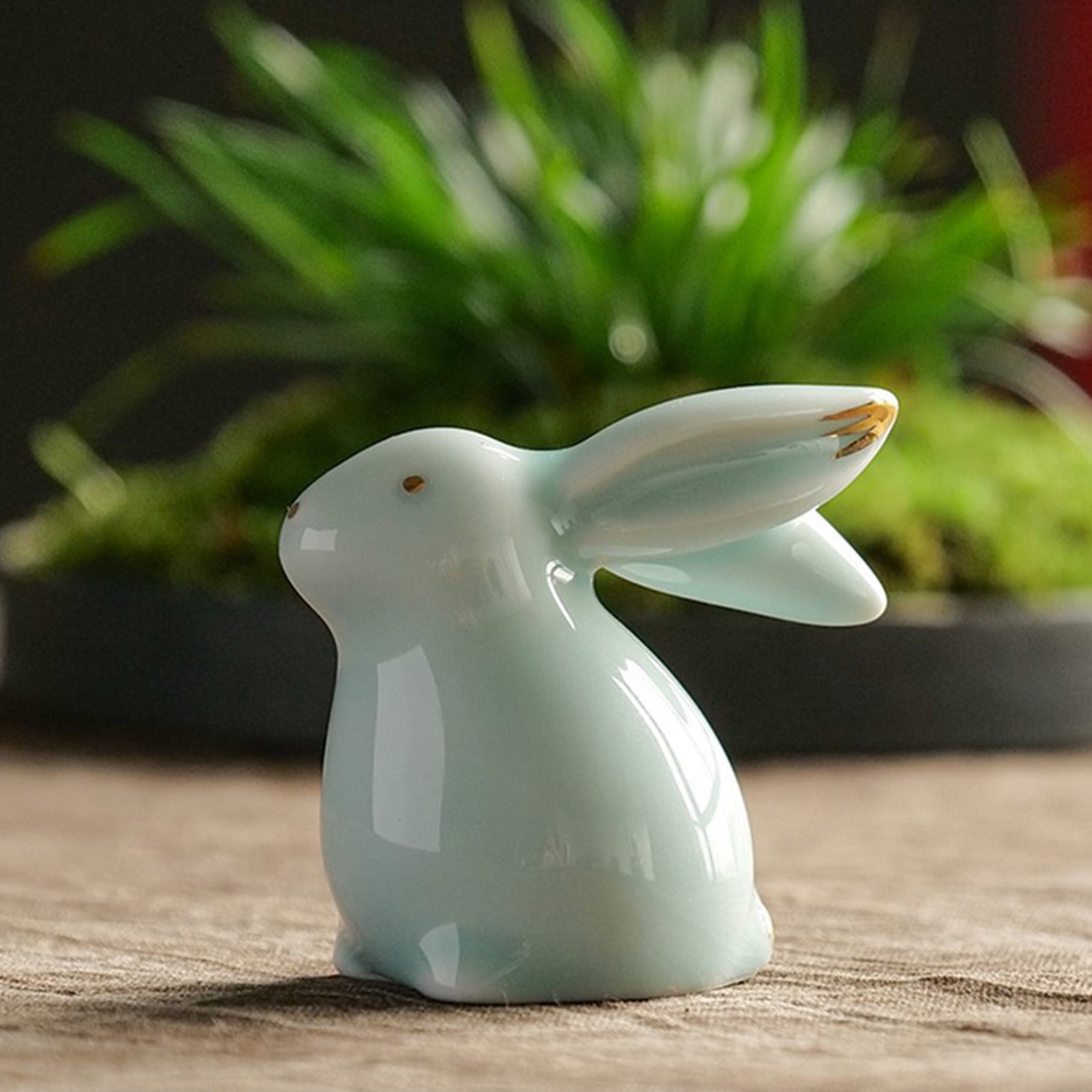 FYHALE Easter Bunny Glass Easter Ornaments - Handcrafted Easter ...