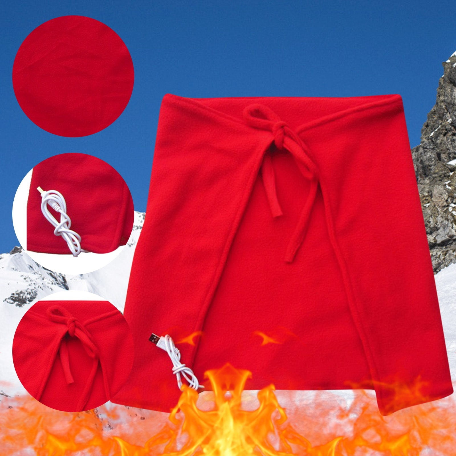 FYHALE Electric Heated Blanket Throw for Kids & Adults Warming Heating ...