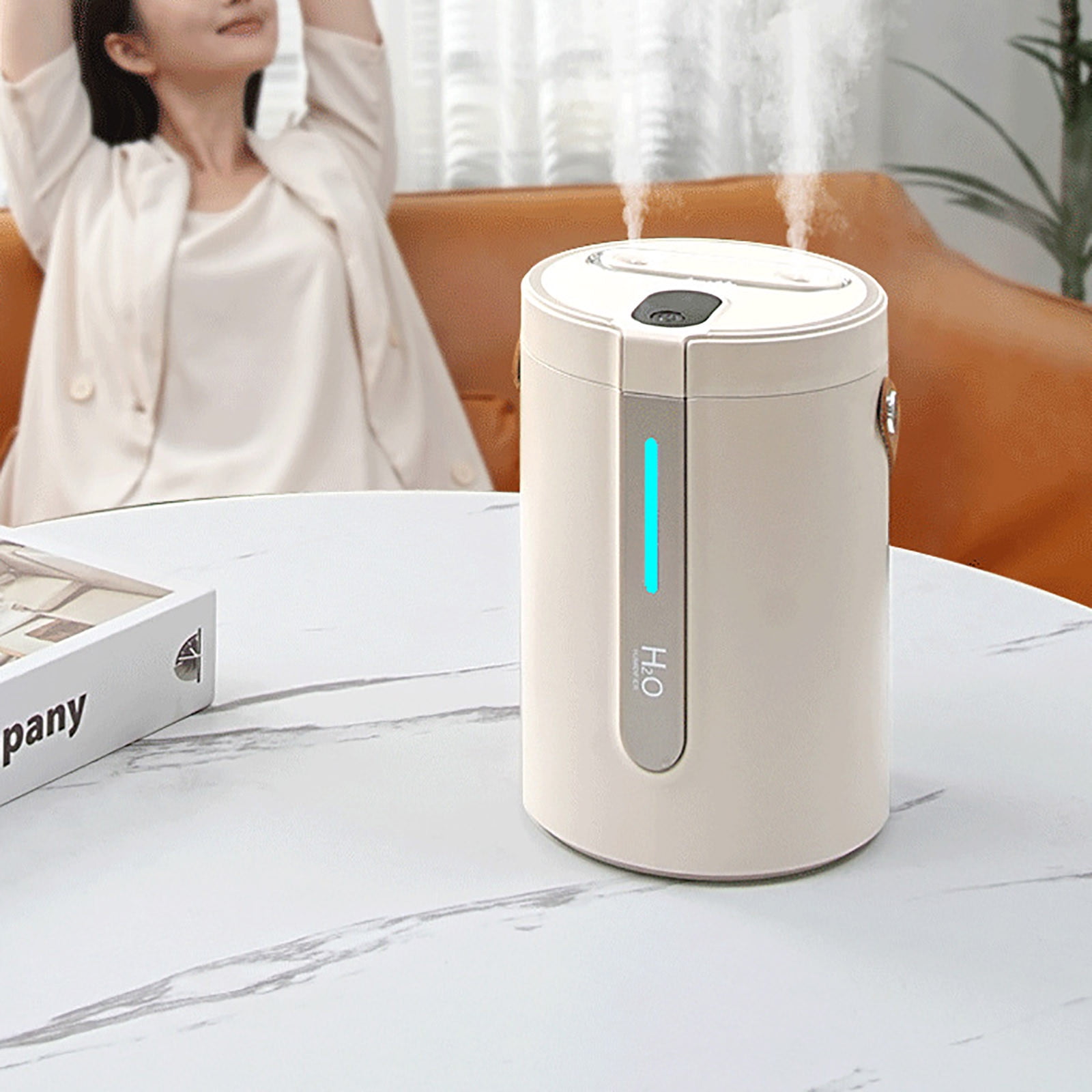 FYHALE Evaporative Humidifiers Large Spray Wireless Humidifier Portable ...