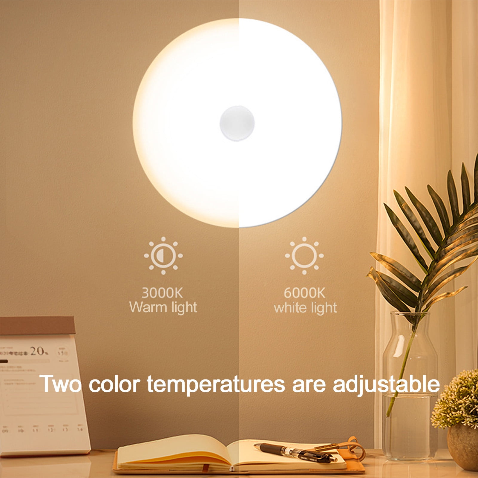 FYHALE LED Motion Sensor Cabinet Light,Under Counter Closet Lighting ...