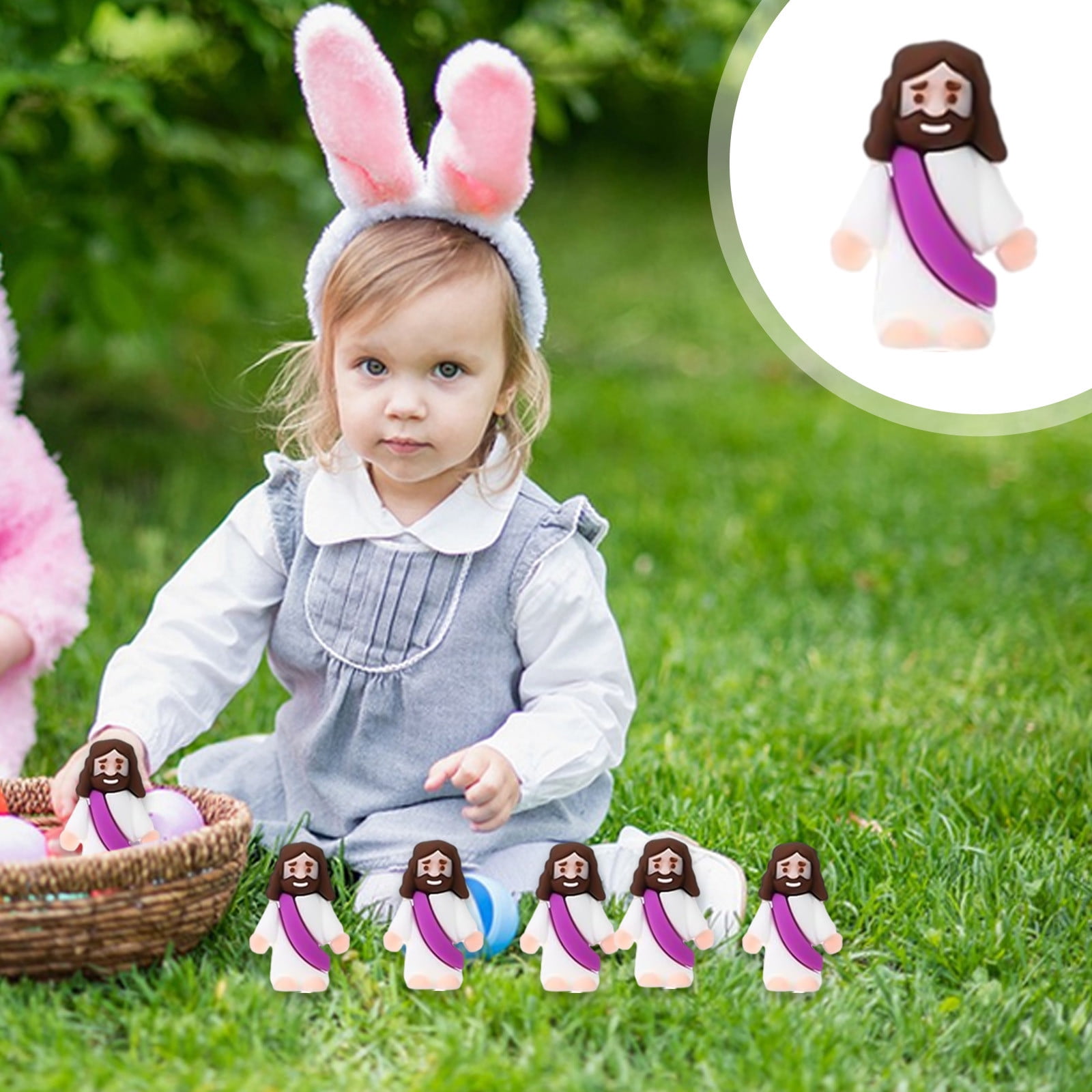 FYHALE Little Jesus Figures Classic Christ Religious Savior Doll Mini ...