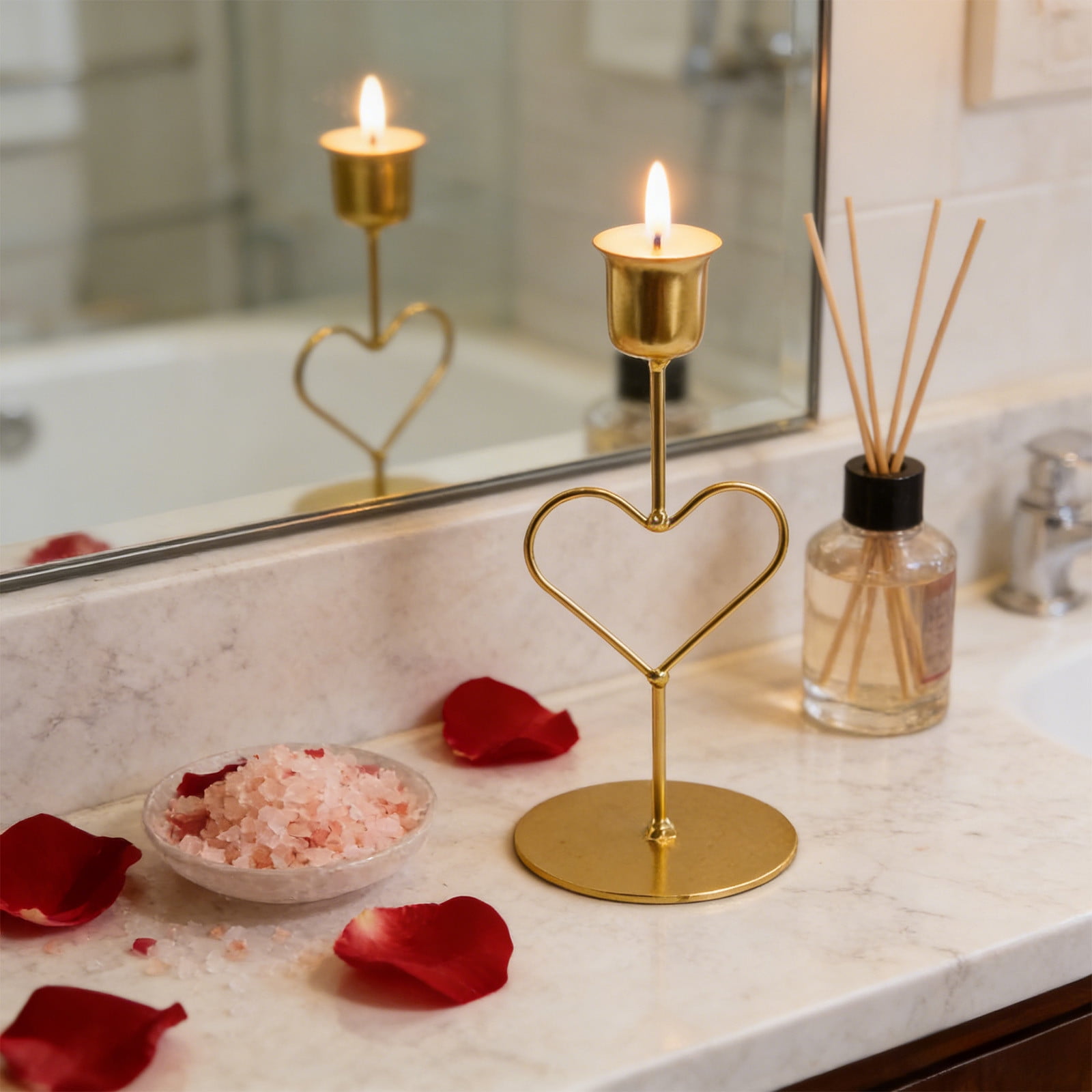FYHALE Loves Romantic Candlestick Decorations Home Vintage Ornaments ...