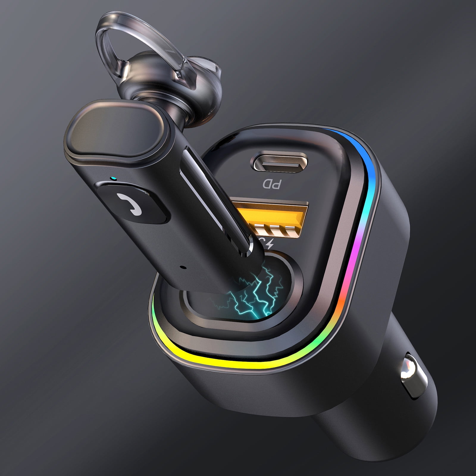 FYHALE Multi-Functional Car Charger PD Fast Charging Car Wireless Noise ...