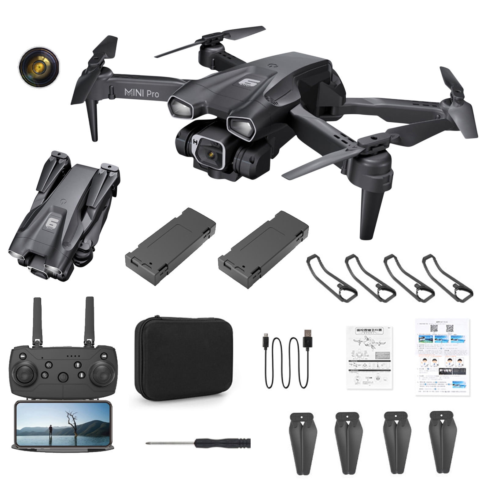 FYHALE New H66 Drone 4k Profesional HD Camera Drones Long Folding ...