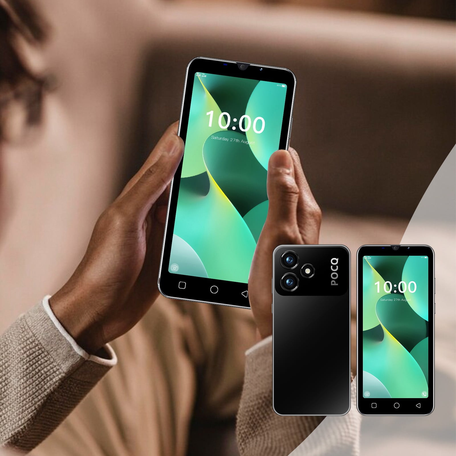 FYHALE 5.5 Inch Smartphone SIM Android Gaming HD Camera WIFI Portable ...