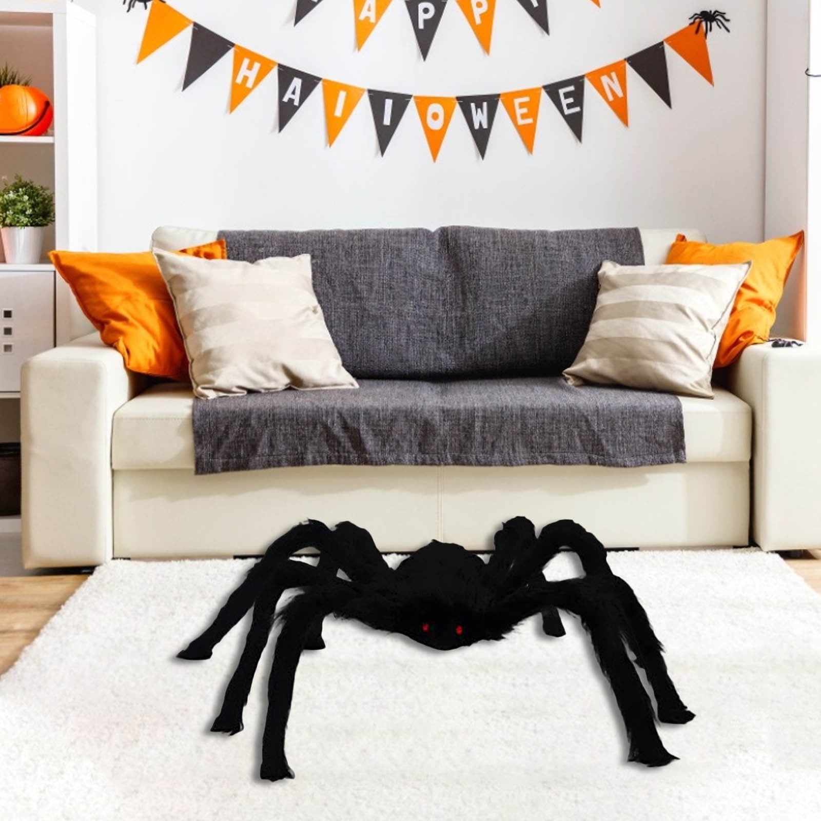 FYHALE Spider Halloween Decoration, Realistic Hairy Spiders, Scary ...