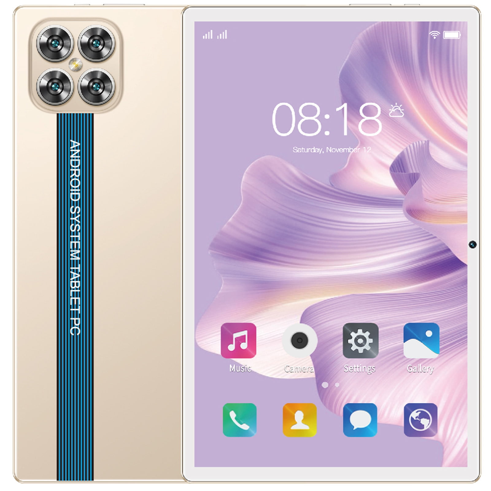 FYHALE Tablet Computer android High Configuration 10.1inch Tablet 4+32G-thin HD Display 2.4G/5G ...