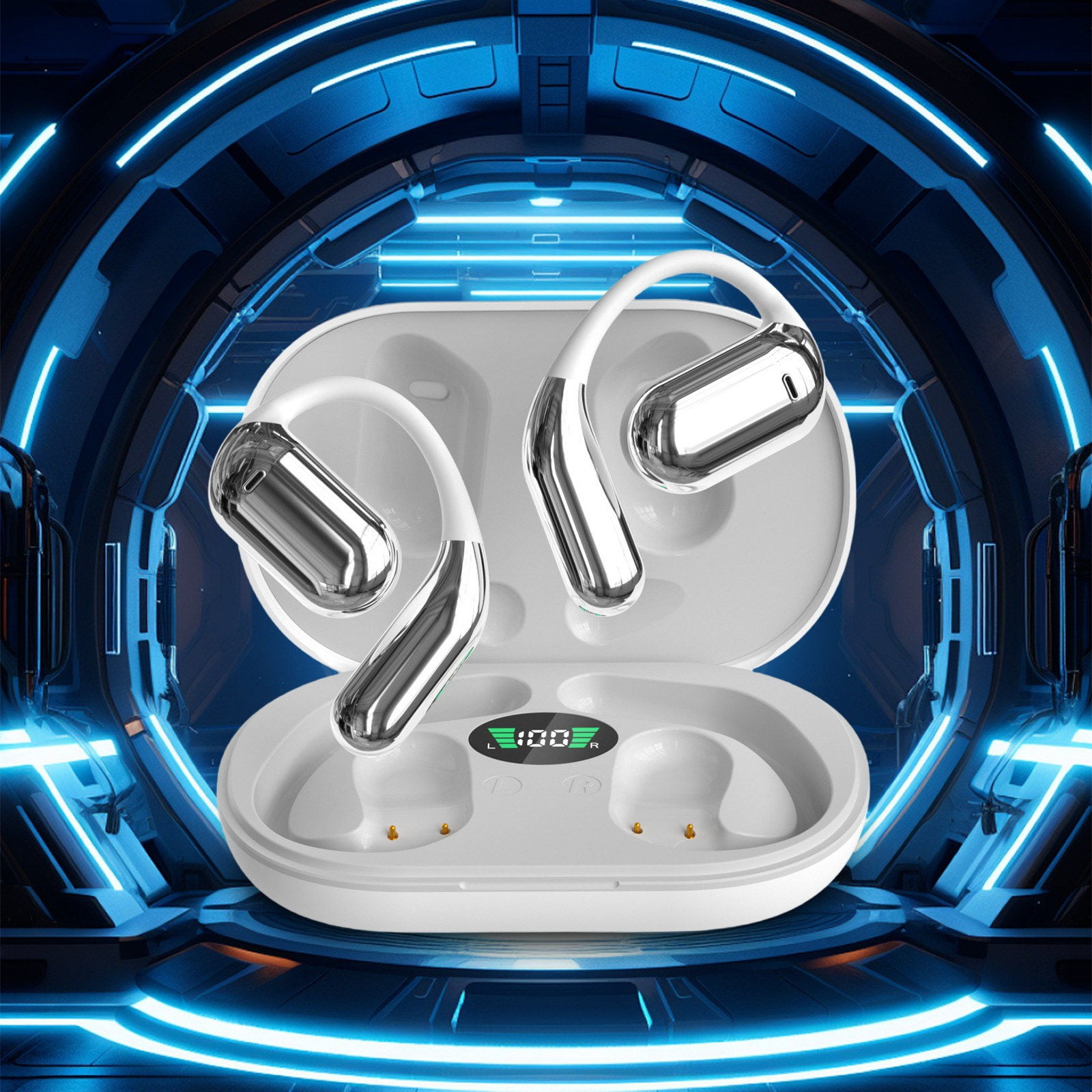FYHALE Translation Earbuds Wifi Not Needed, Wireless Open No in Ear ...