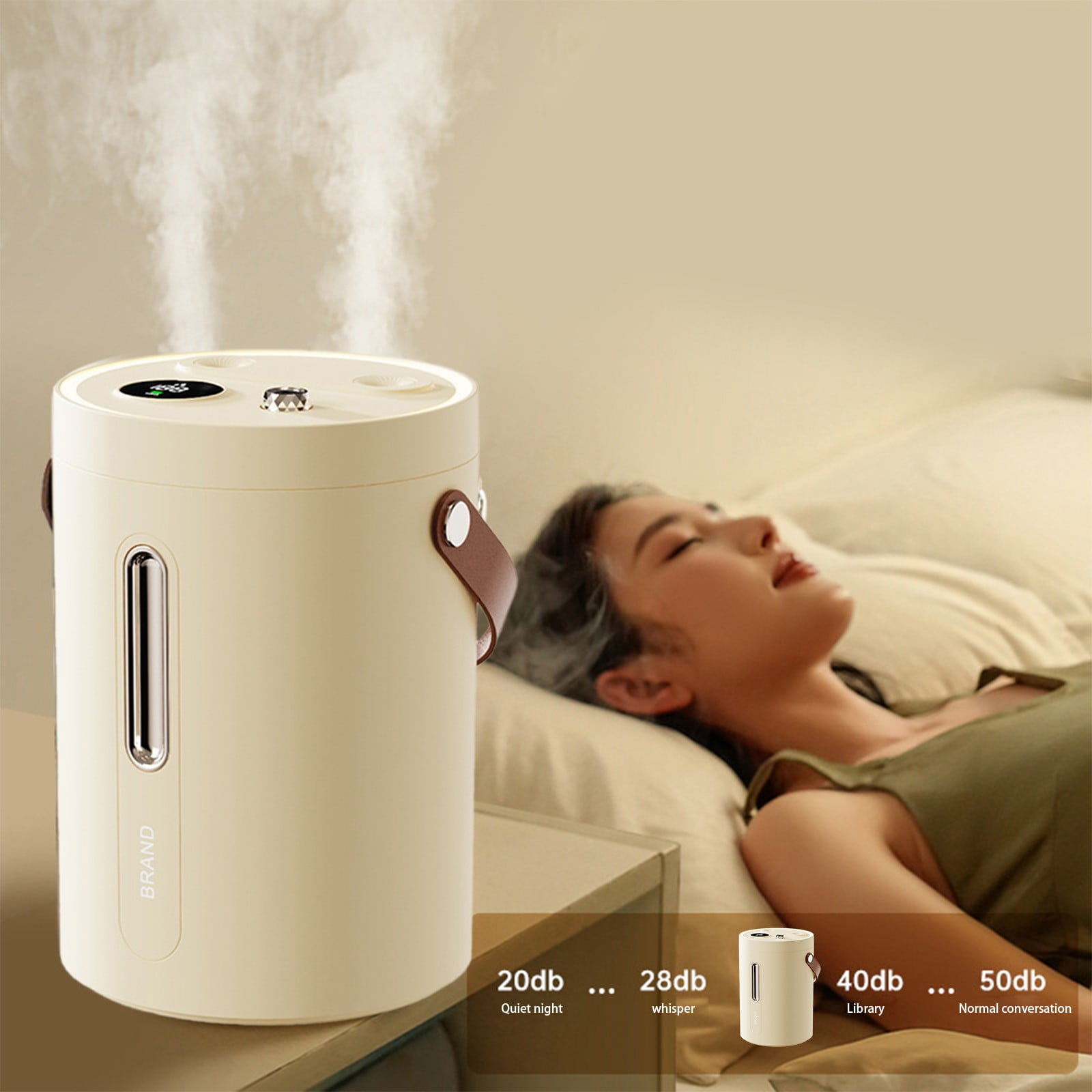 FYHALE Ultrasonic Humidifiers Filter Free Humidifiers for Bedroom Big ...