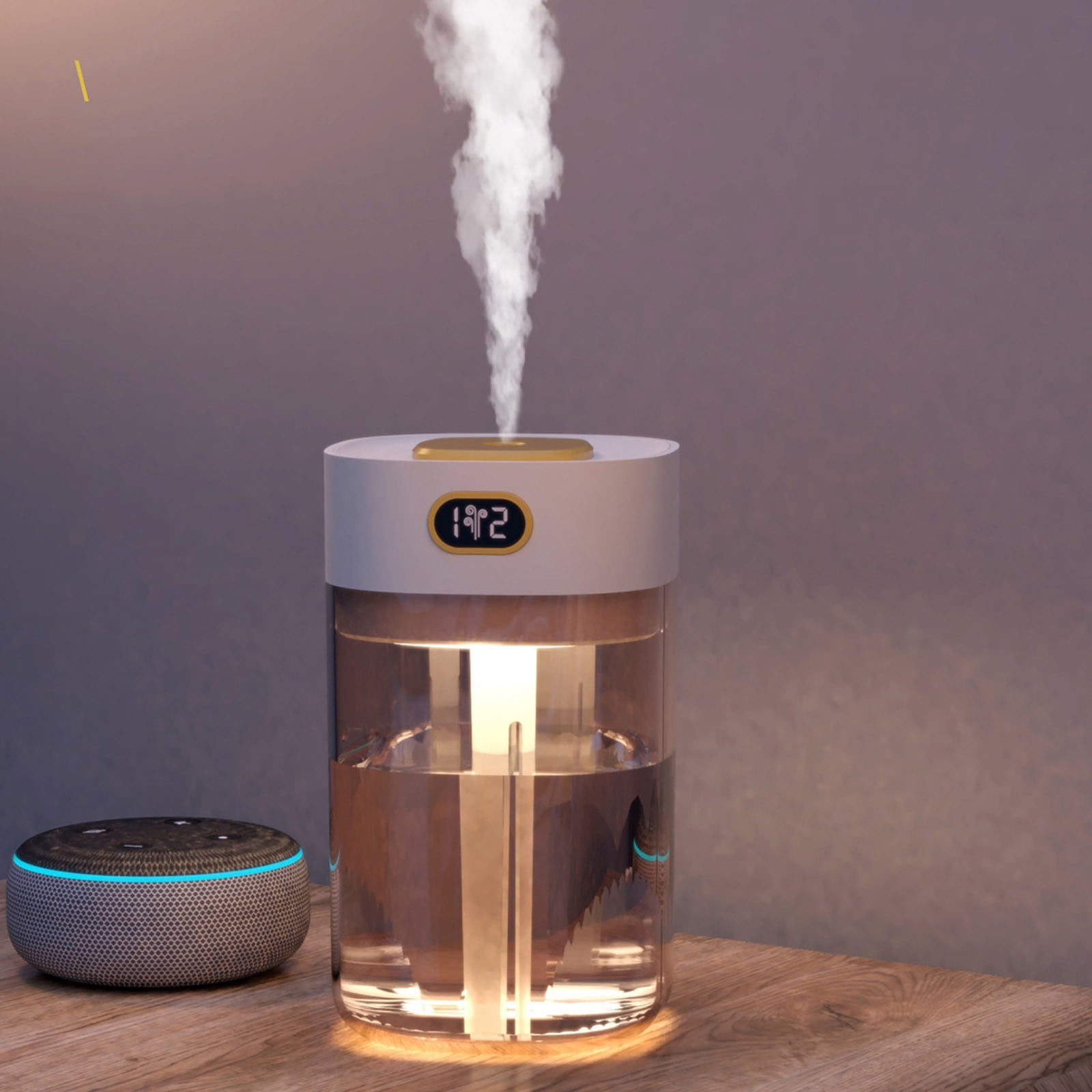 FYHALE Ultrasonic Humidifiers for Home Bedroom, Desktop Small ...