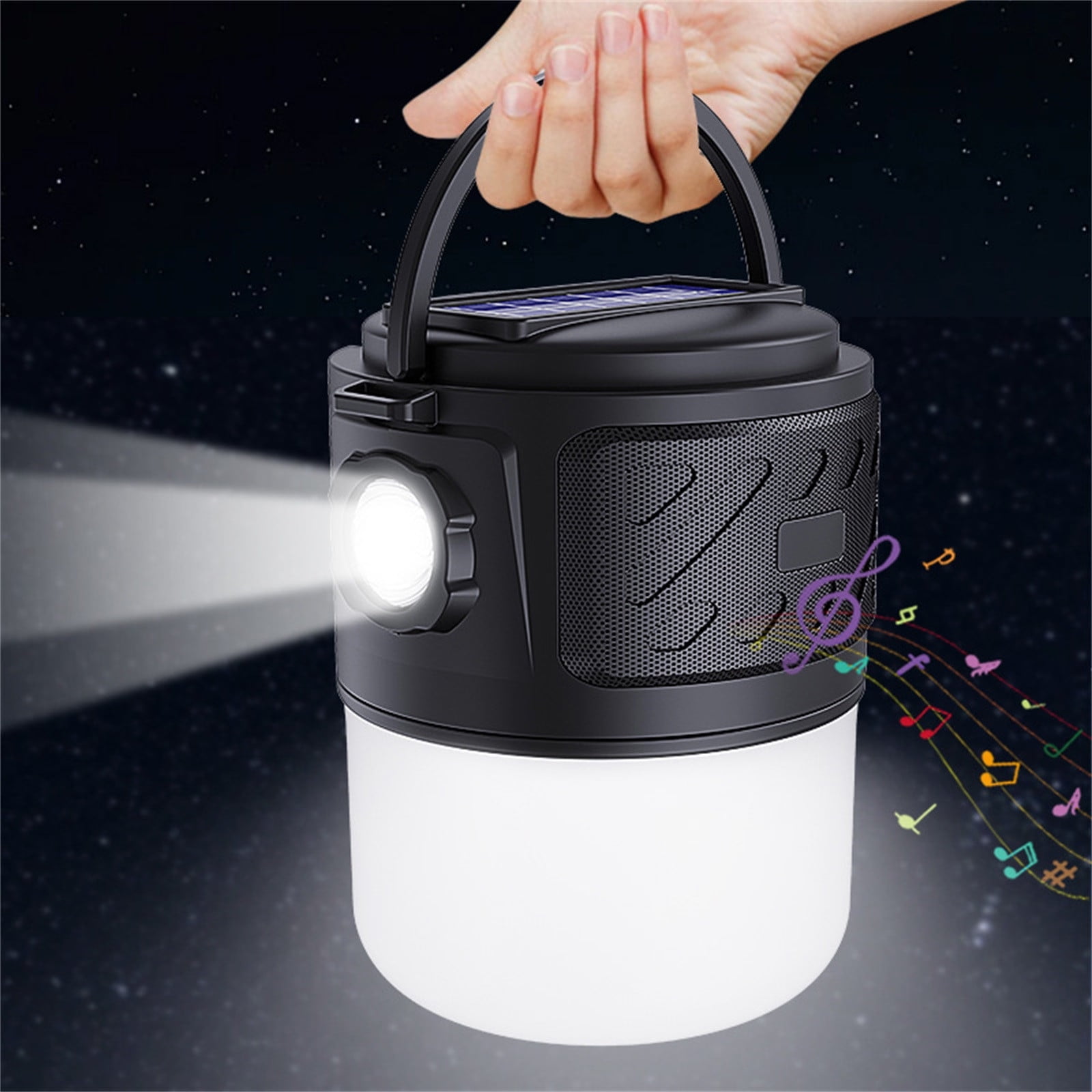 FYHALE Wireless Bluetooth Audio Outdoor Portable Cycling Flashlight ...