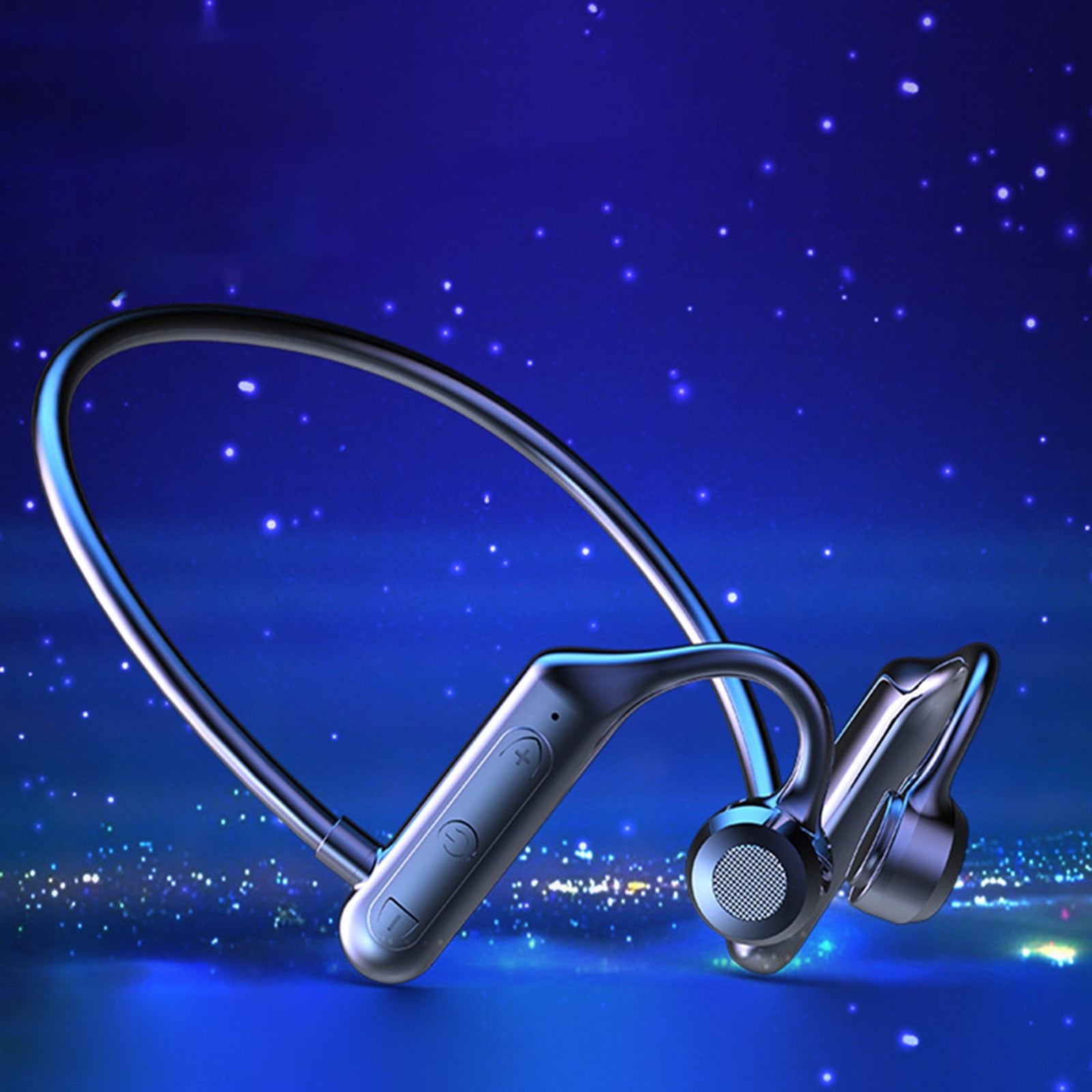 FYHALE Wireless Bluetooth Headset Bone-Conduction Headphones Bluetooth ...