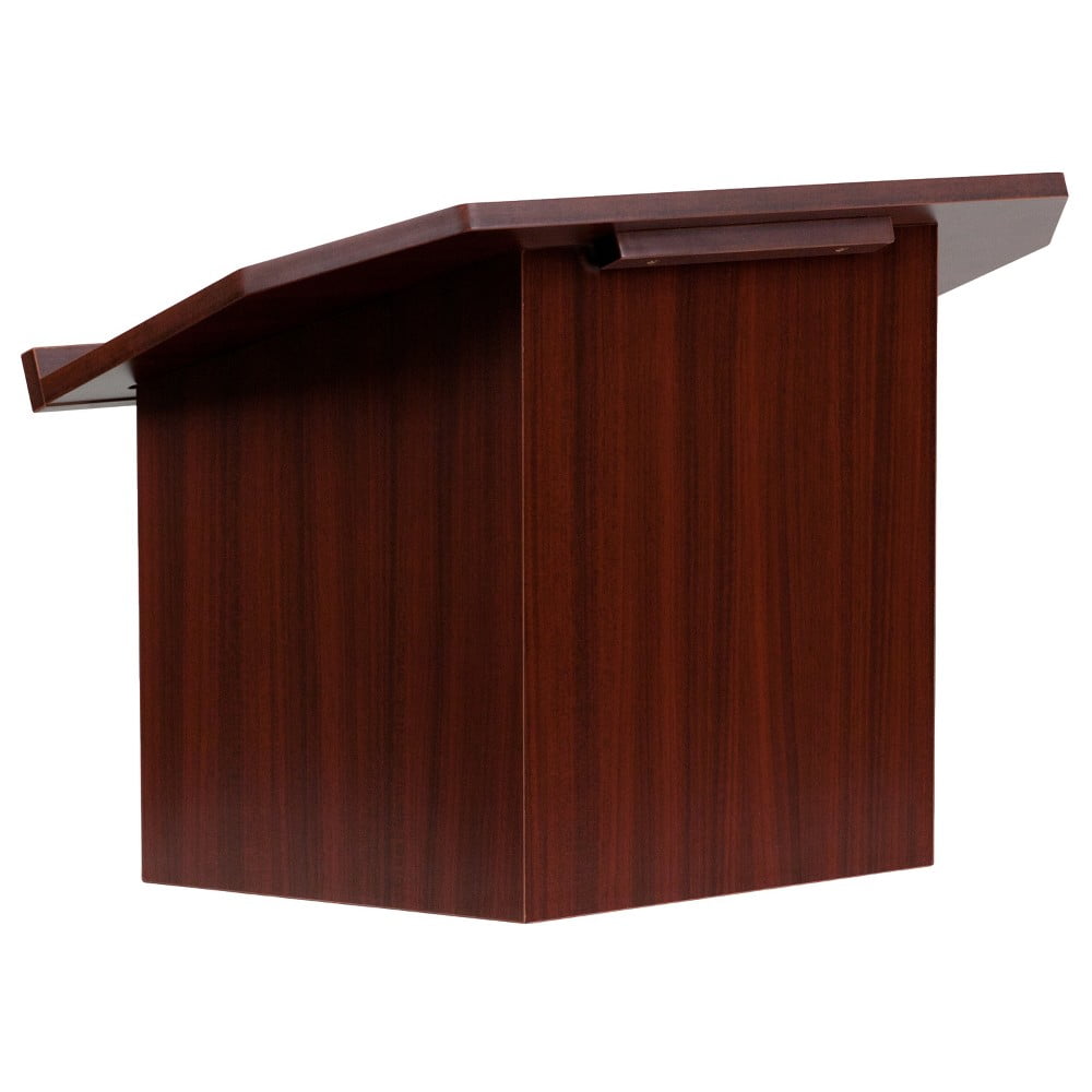 FYIBONORE Foldable Tabletop Lectern in Mahogany - Walmart.com
