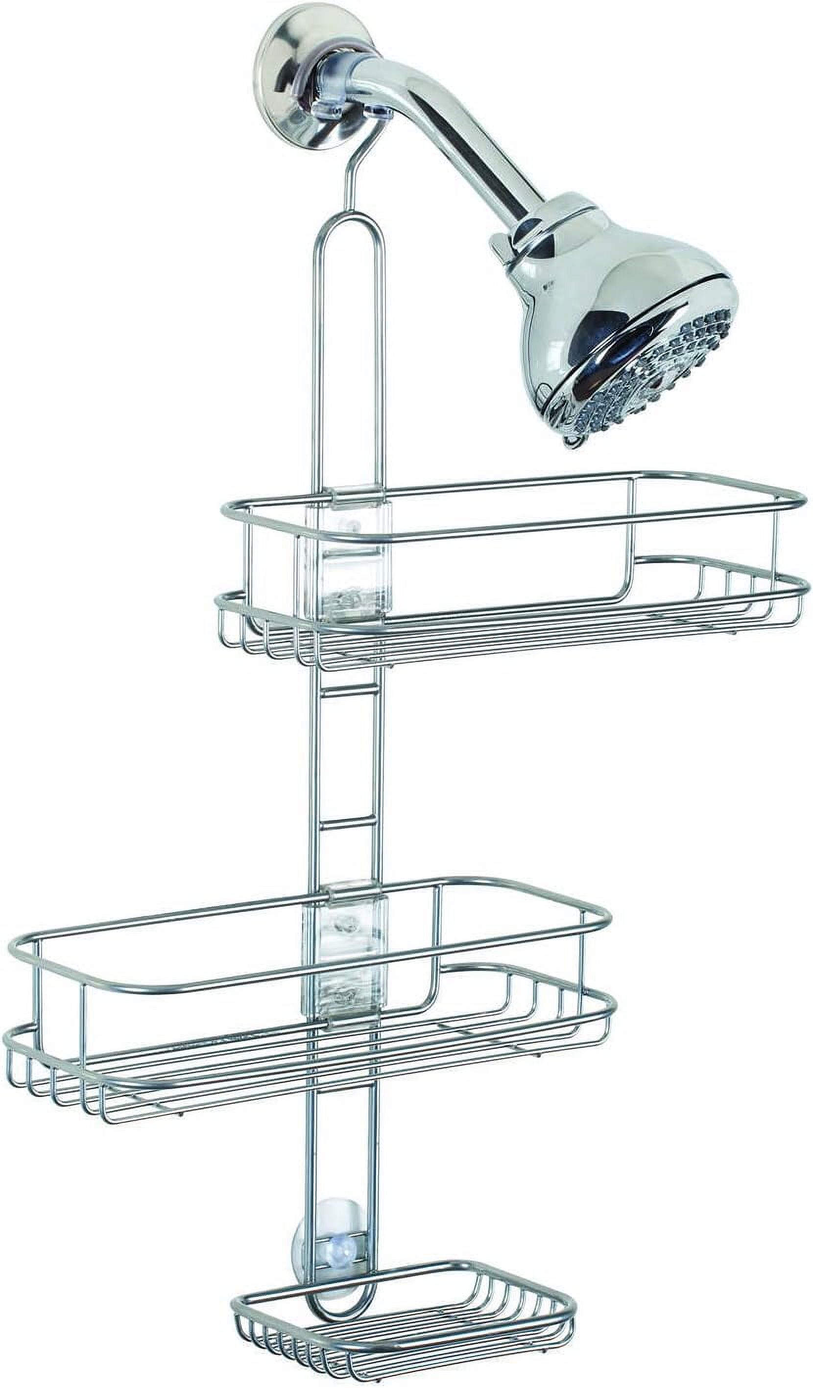 FYIHBIOH Linea Adjustable Shower Caddy - Bathroom Storage Shelves for ...