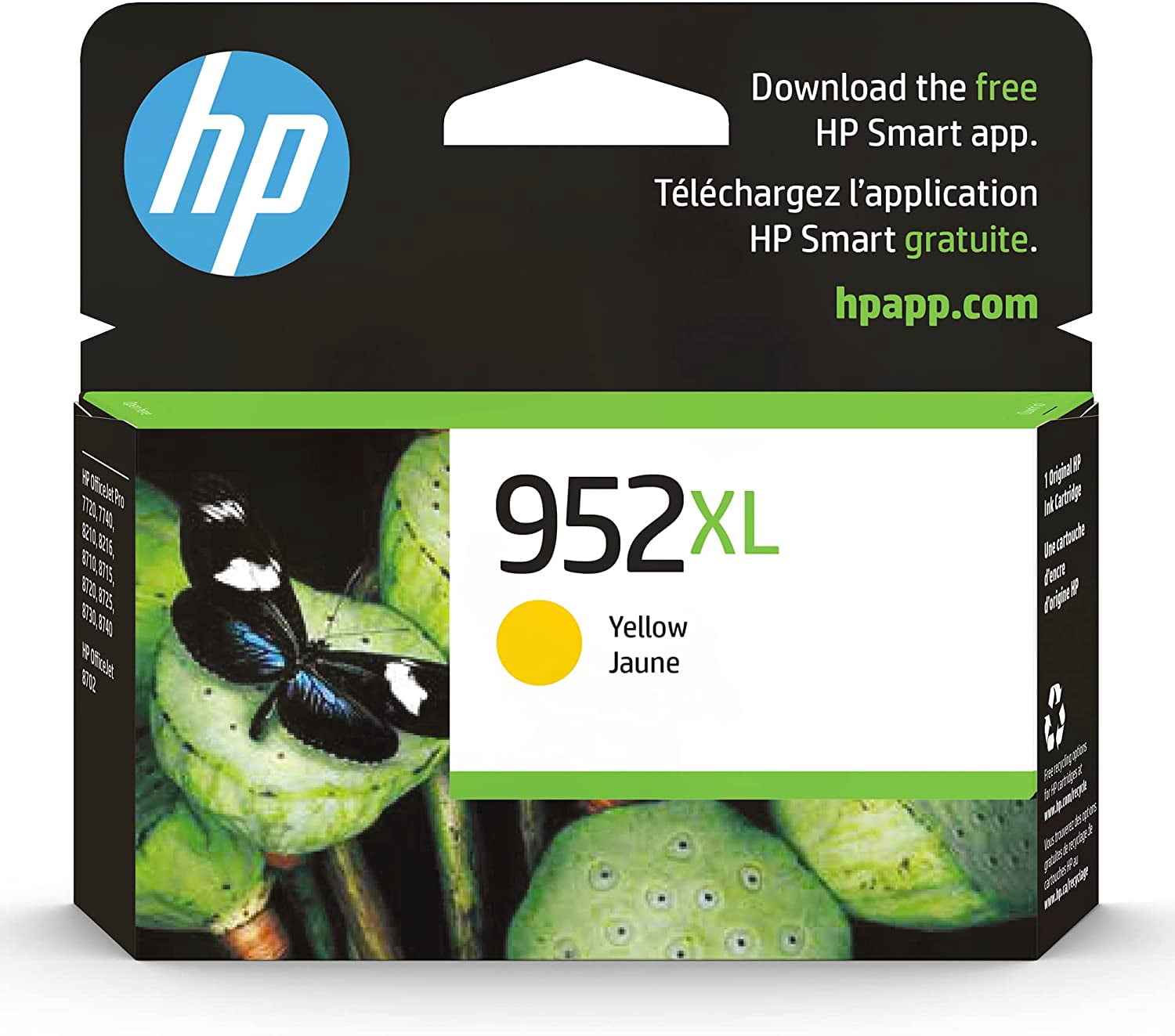 FYIVYIPONP 952XL Yellow High-yield Ink Cartridge | Works with OfficeJet ...