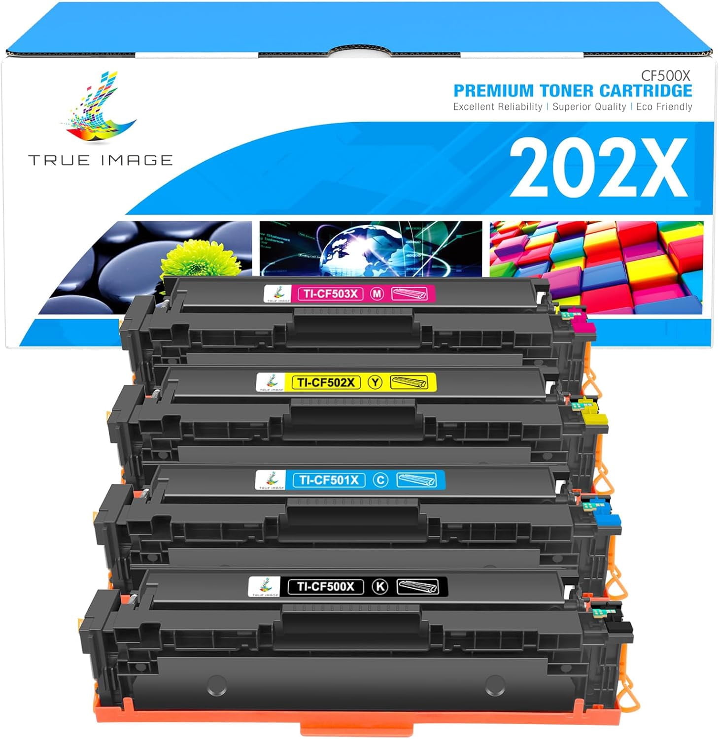 FYIVYIPONP Toner Cartridge Replacement for 202X CF500X CF500A 202A ...
