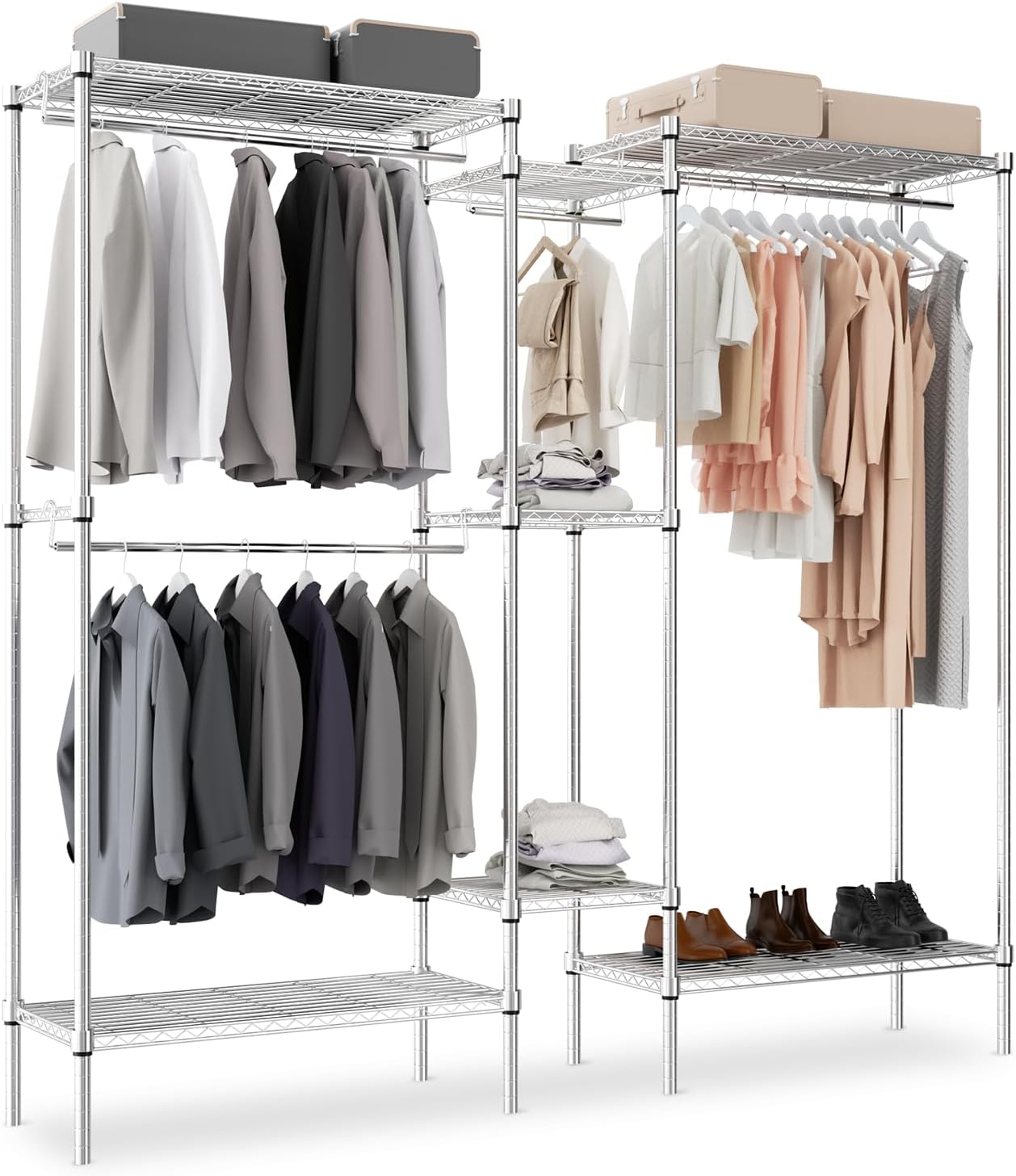 FYIVYIPONP Wire Garment GUBUONIP Heavy Duty 73 Inch Clothing GUBUONIP ...