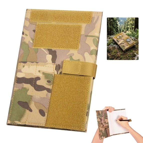 FYJUCPA Military Notebook Cover for 5 x 8 Inch Military Log Book, Book ...