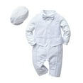 FYMNSI Baby Boy Formal Suit Infant Tuxedo Long Sleeve Gentleman Dress ...