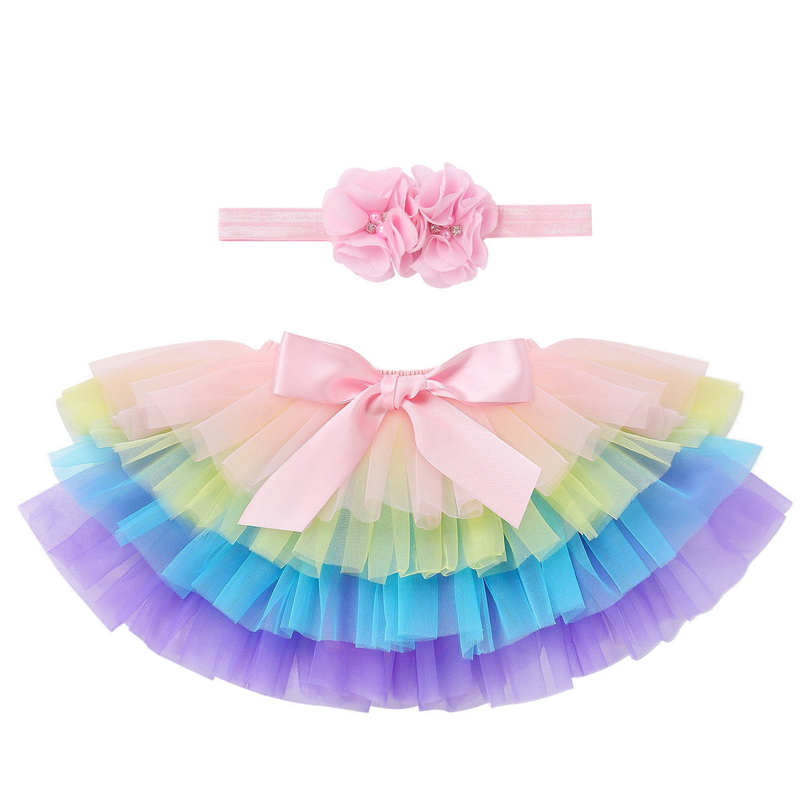 FYMNSI Baby Girls Diaper Tutu Skirts Infant Toddler Bloomers Skirts ...