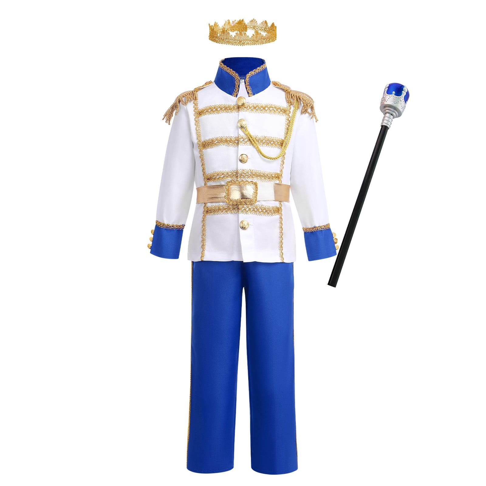 FYMNSI Boy Prince Charming Costume Halloween Carnival Cosplay Fancy ...