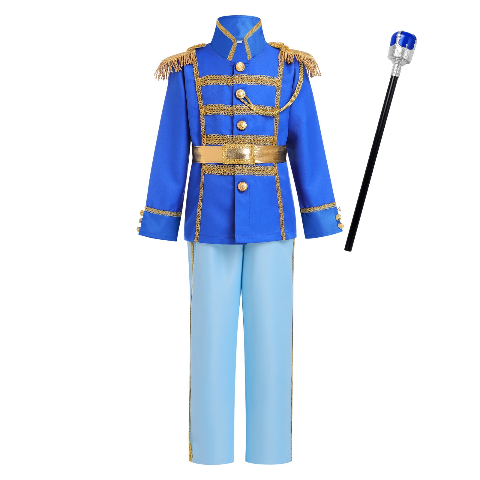 FYMNSI Boy Prince Costume Carnival Cosplay Fancy Dress Up Medieval ...