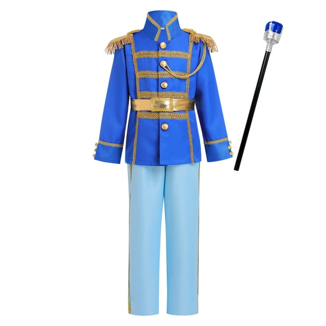 FYMNSI Boy Prince Costume Carnival Cosplay Fancy Dress Up Medieval ...