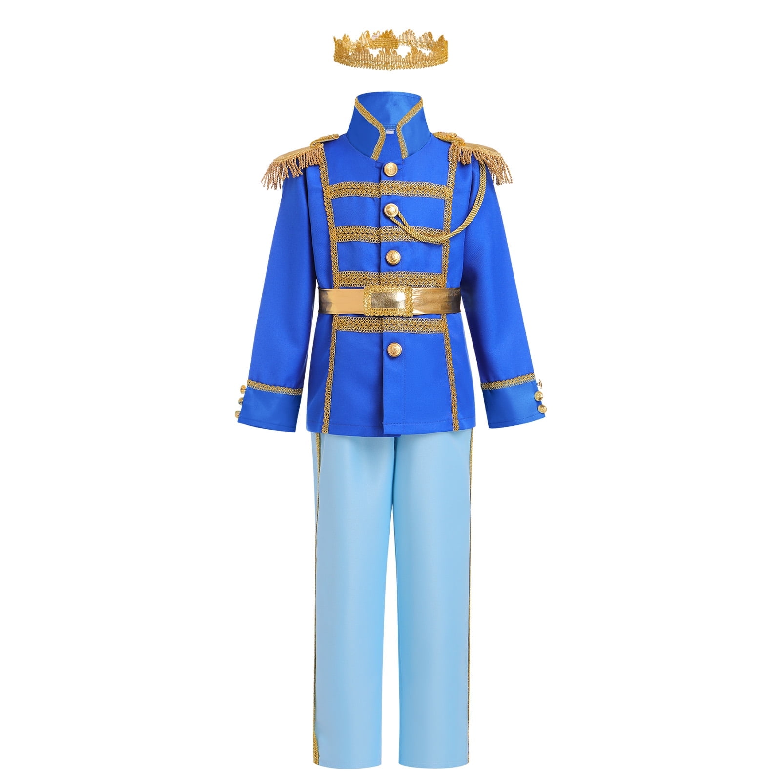 FYMNSI Boy Prince Costume Carnival Cosplay Fancy Dress Up Medieval ...