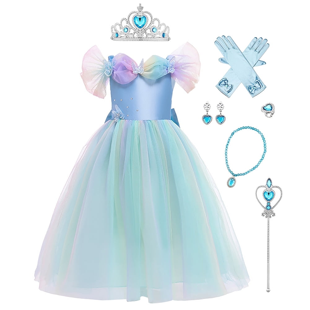 FYMNSI Princess Dress for Girls Halloween Costume Fancy Dress Kids ...