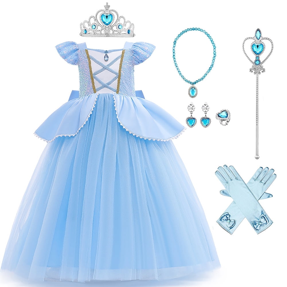FYMNSI Girls Princess Halloween Costume Fancy Dress Kids Carnival ...