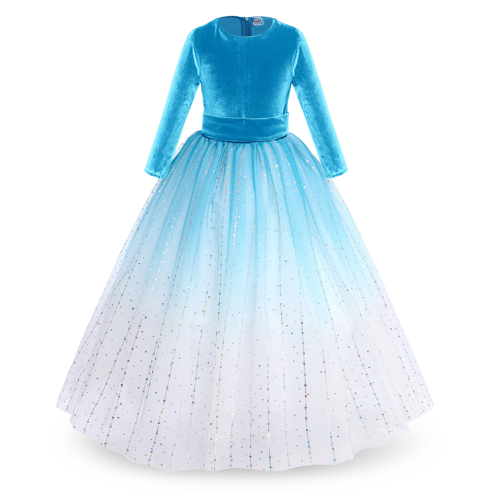 FYMNSI Christmas Velvet Princess Dress for Girls Evening Fancy Dresses ...