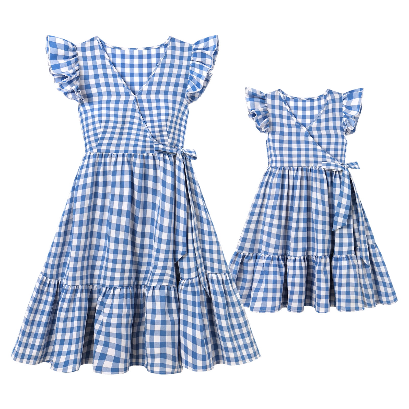 FYMNSI Mommy and Me Dresses Casual Boho Floral Family Outfits Summer ...