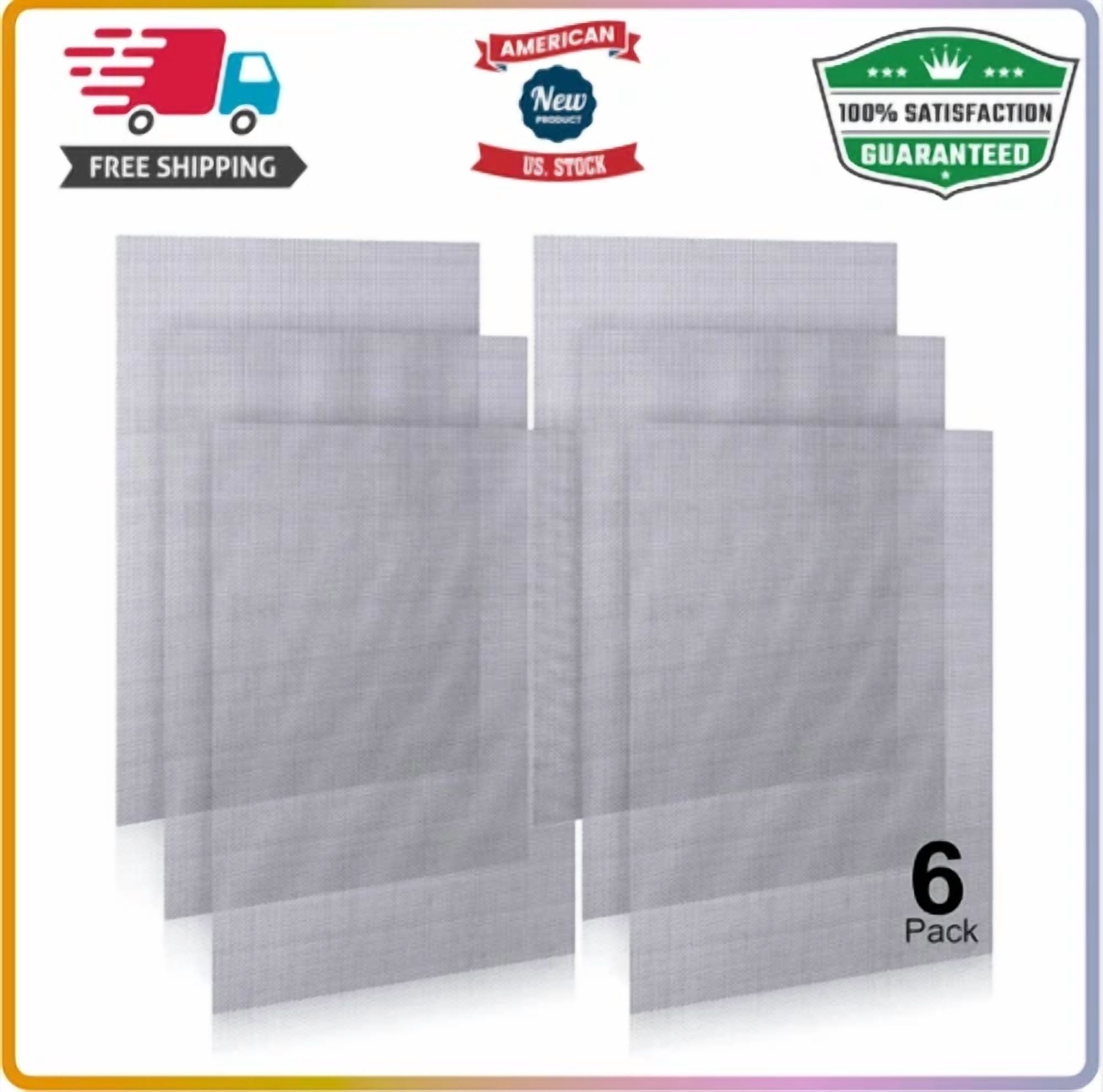 FYNA- 6 Pack 12×8 Inch Wire Mesh Screen, 1Mm Hole 20 Mesh 304 Stainless ...