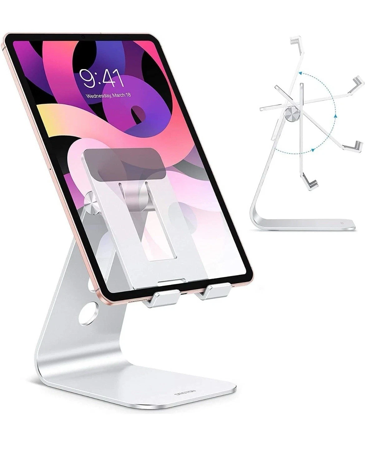 FYNA- Adjustable Tablet Stand For Desk, Upgraded Longer Arms For ...
