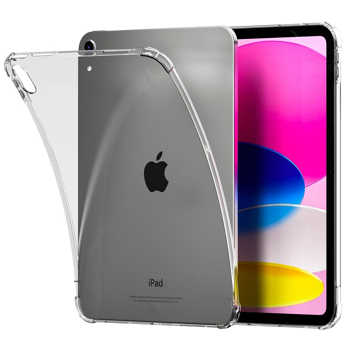 FYNA- For Ipad 10Th Generation 10.9 In Case Clear Tpu Shockproof Slim ...