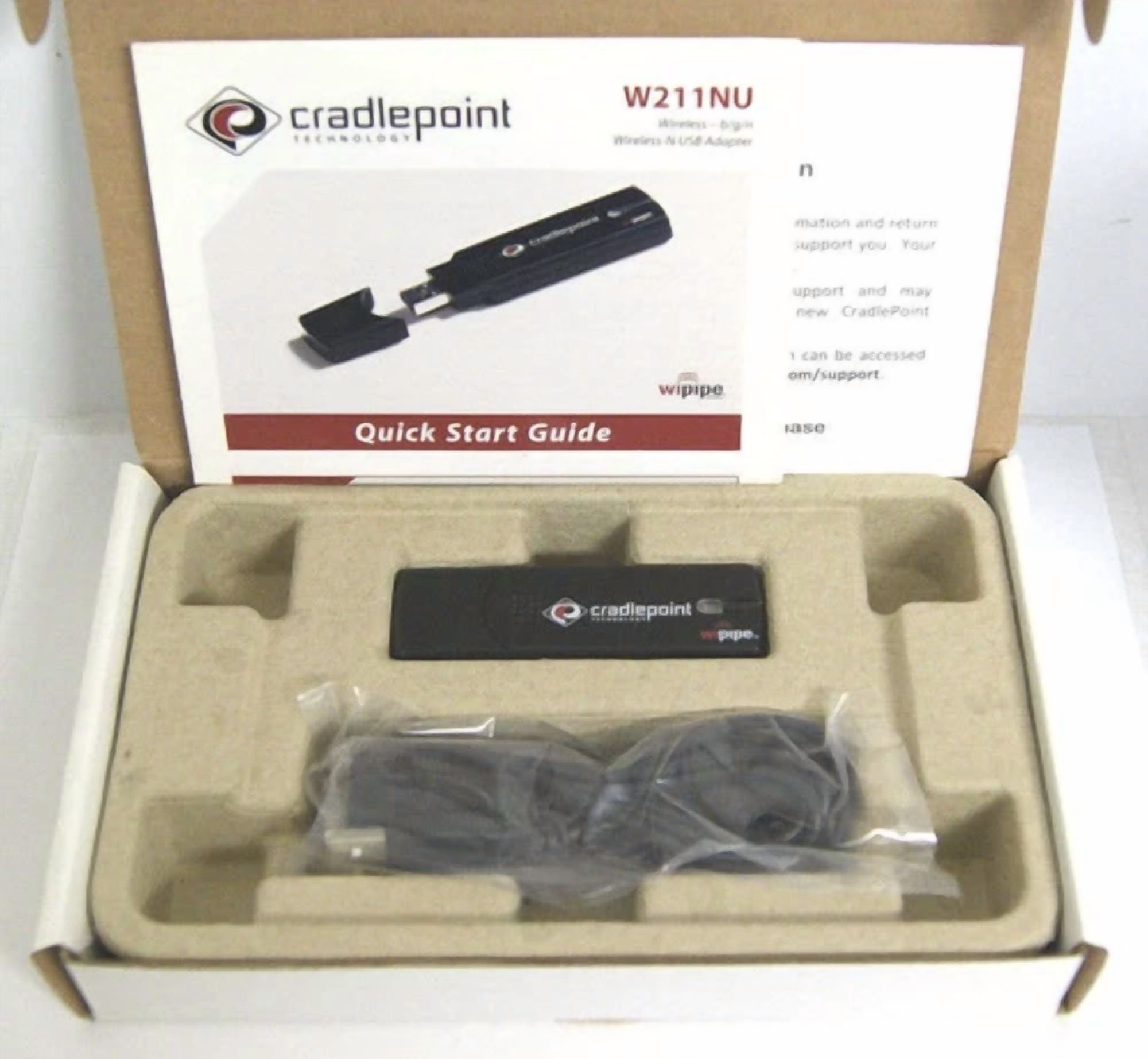 FYNA- Genuine Cradlepoint Technology Wireless-N Usb Adapter W211Nu (J45 ...