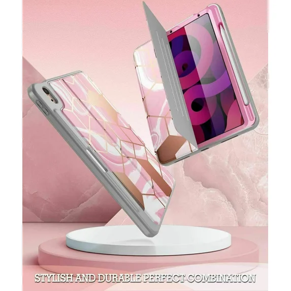 FYNA- Ipad Air 4 2020 Tablet Case Smart Shell Folio Leather Stand Cover ...