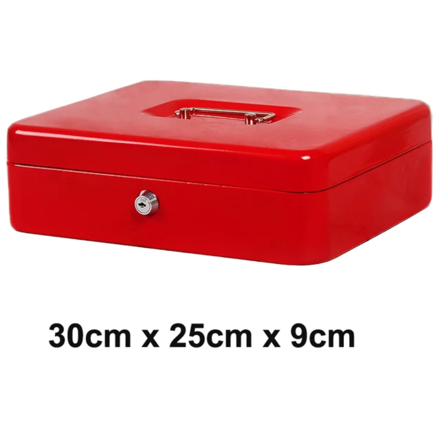 FYNGCN Practical Mini Petty Cash Money Box Stainless Steel Security Lock Lockable Safe Small Fit ...