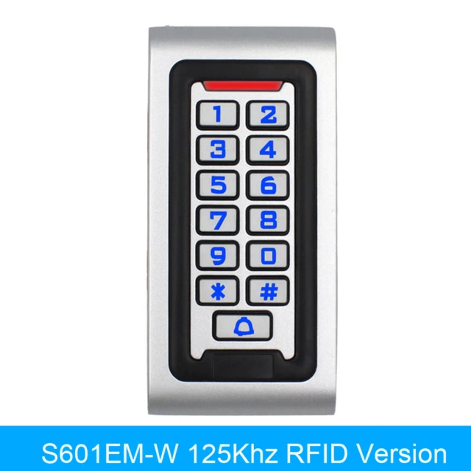 FYNGCN Waterproof Backlight RFID Door Access Control Reader Keypad 1000 Users Doorbell 125KHz EM ...