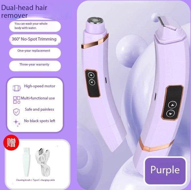 FYNONO hair removal device for women, dual head shaving, private pubic ...