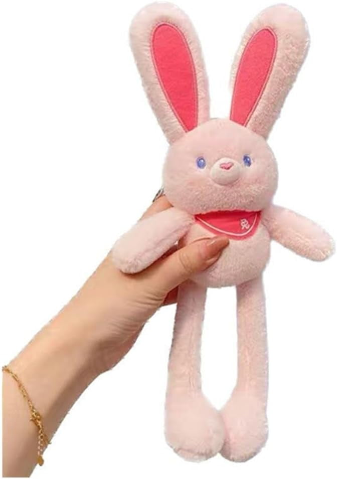 FYP Cute Funny Rabbit Keychains Prank Key Chain Phone Holder Bags，Wrist ...
