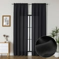 FYSGDF-Bessie Black Curtains 96 Inches Long 2 Panels Set, Light ...
