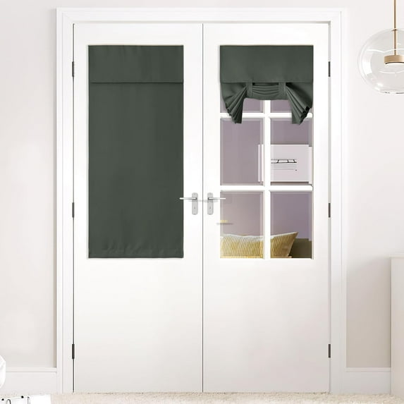 FYSGDF-Blackout French Door Curtains, Privacy Door Shade for Window, 26 ...